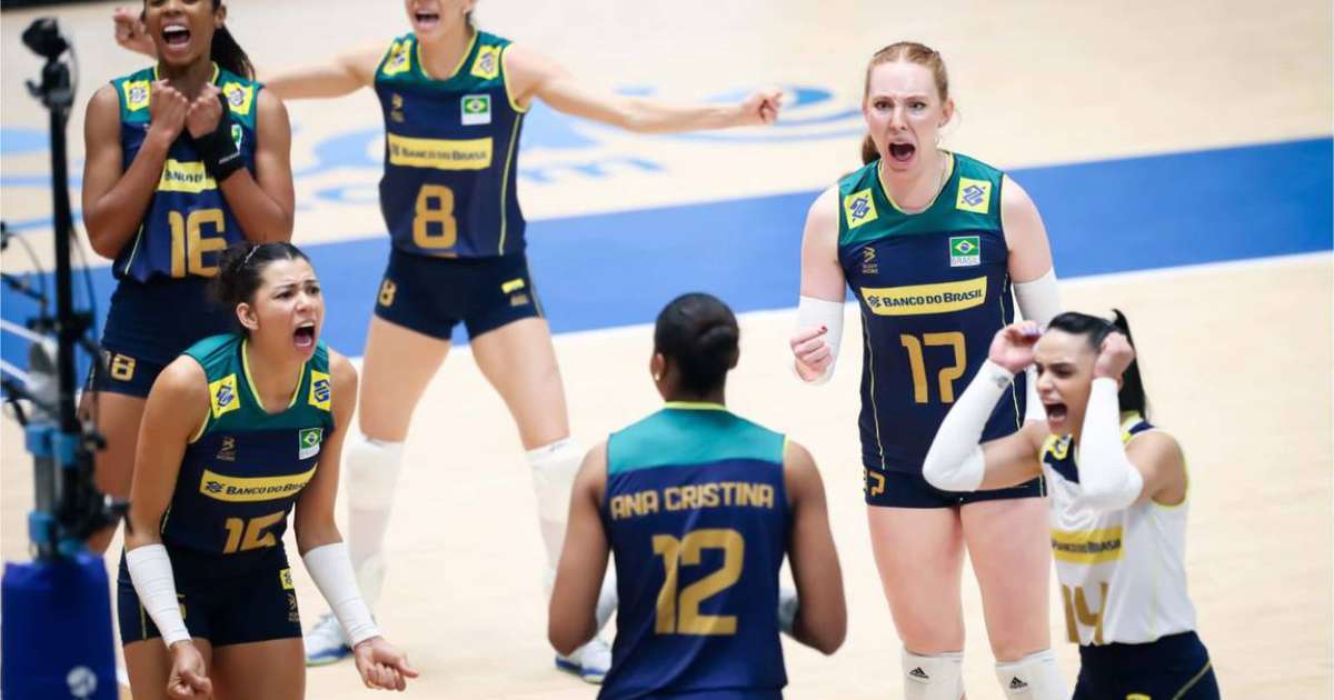 Ana Cristina brilha, seleção feminina de vôlei bate Holanda e fatura 1ª ...