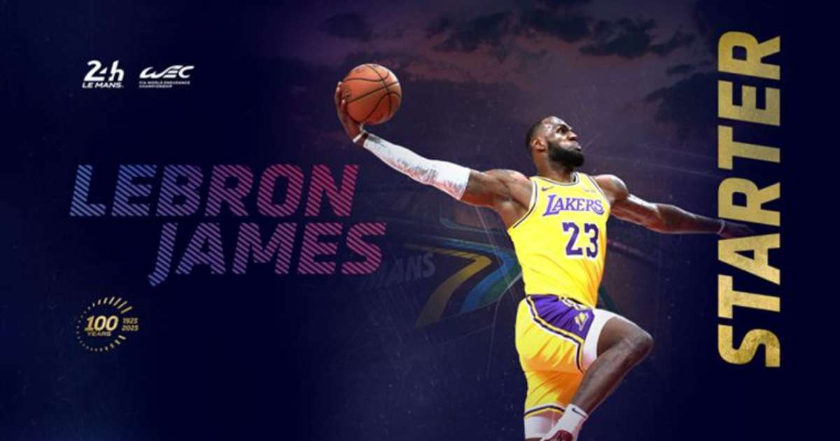 LeBron James é o escolhido para dar a largada das 24h de Le Mans