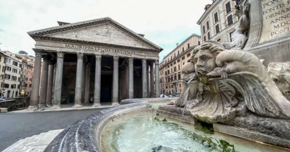 Pantheon de Roma começará a cobrar entrada a partir de 1º/7