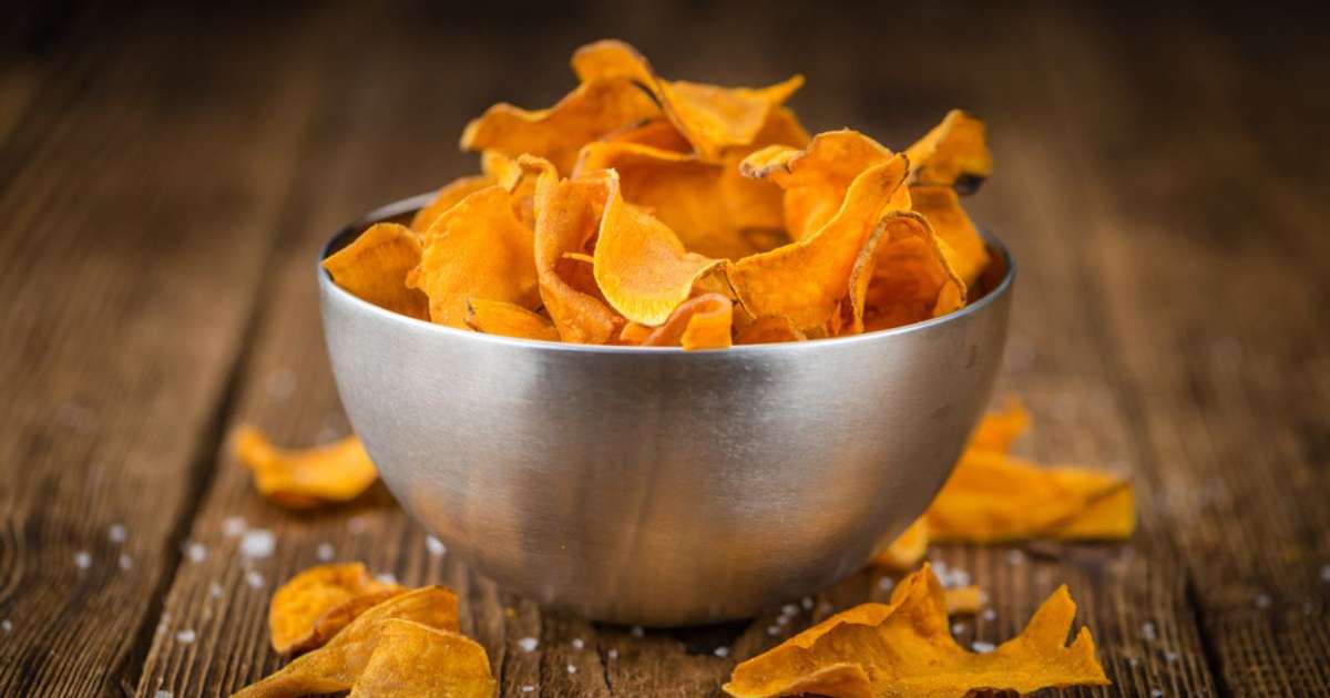 Batata-doce crocante: veja como fazer chips na Airfryer