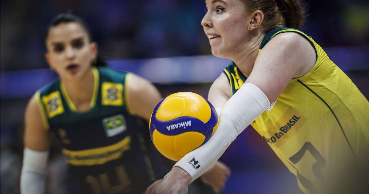 Destaque do Brasil, Julia Bergmann lidera estatística de recepção da VNL
