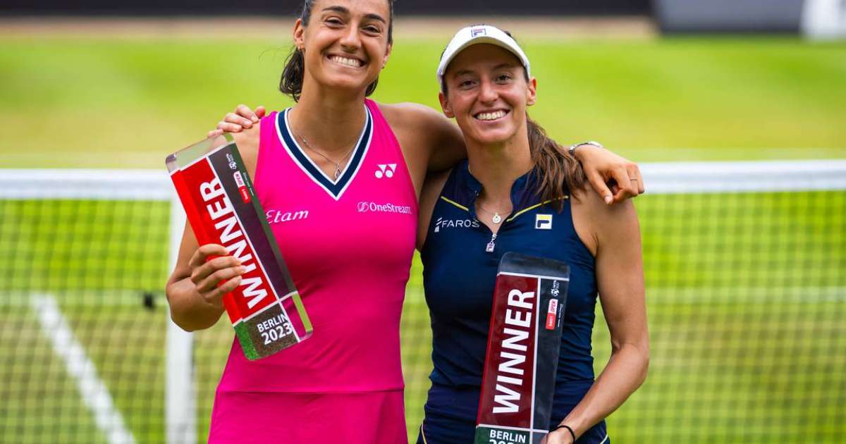 Luisa Stefani e Caroline Garcia são campeãs do WTA 500 de Berlim ...