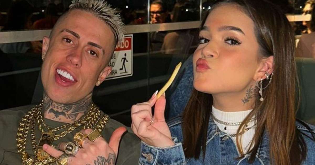 Mel Maia e MC Daniel são clicados juntos em praia no Rio de Janeiro