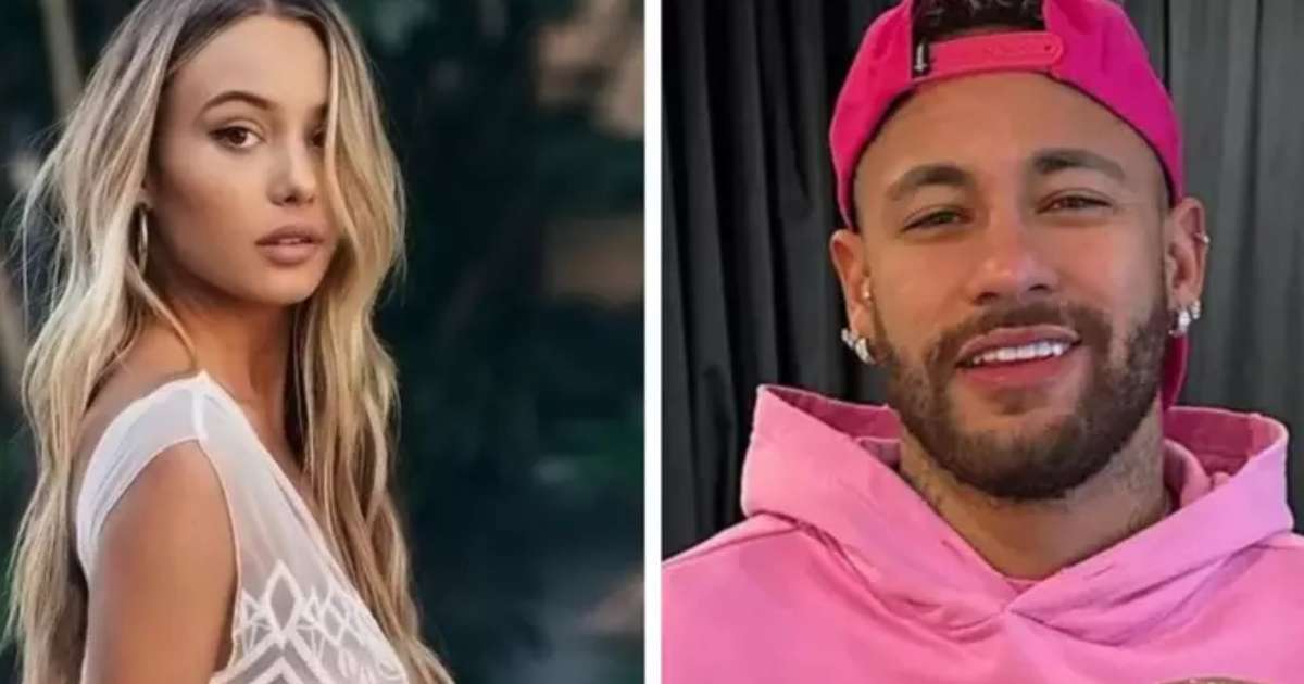 Modelo internacional recebe mensagem de Neymar e manda recado