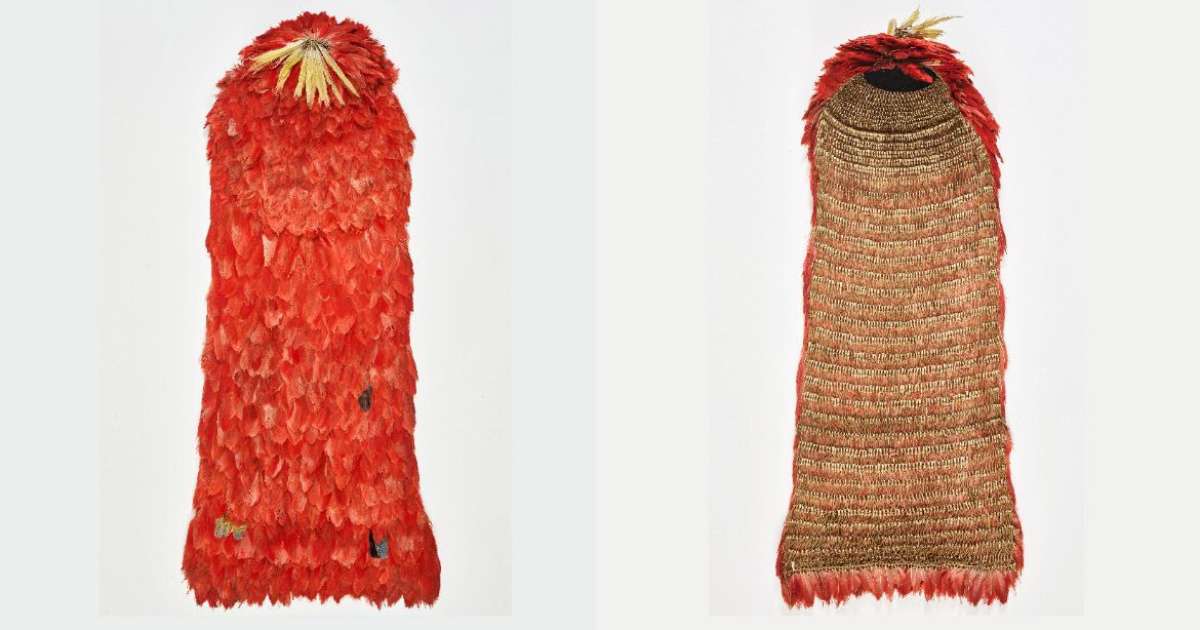 Museu Nacional recebe doação de manto tupinambá do século 17