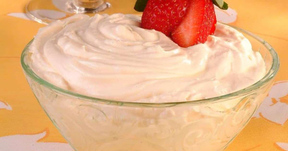 Chantilly caseiro: uma das receitas mais fáceis do mundo