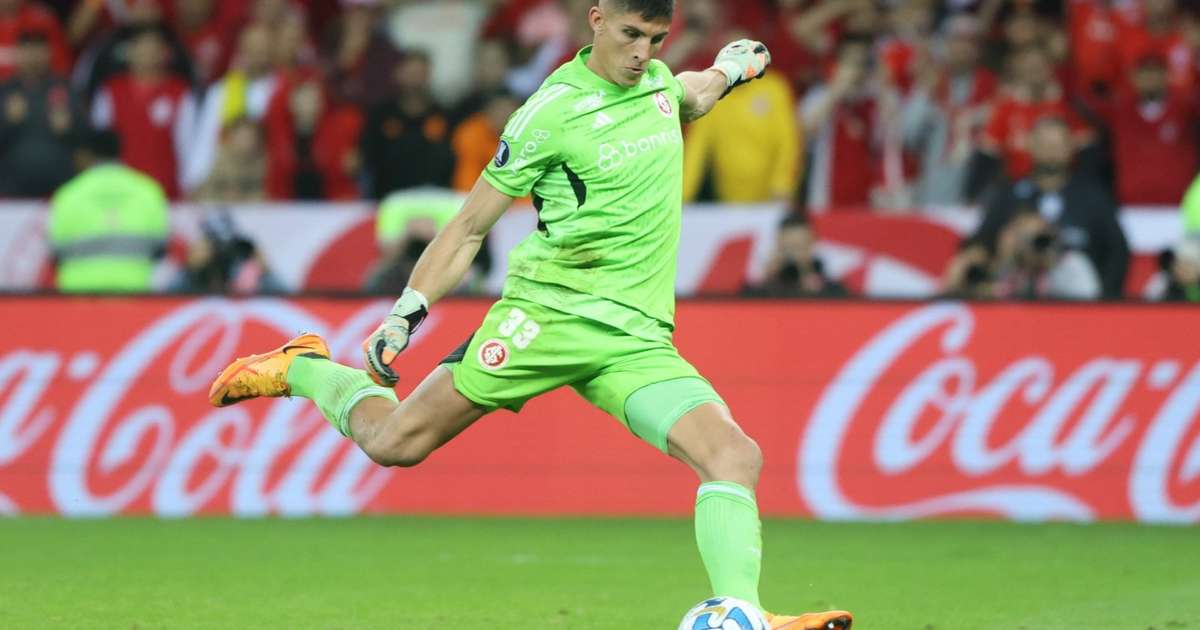 Herói da classificação do Inter na Libertadores, Rochet comemora "noite ...