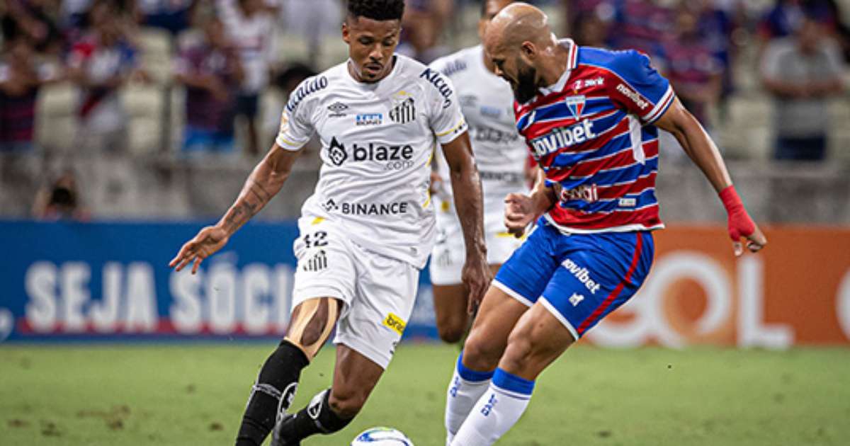 Fortaleza machuca o Santos e se distancia do Z4