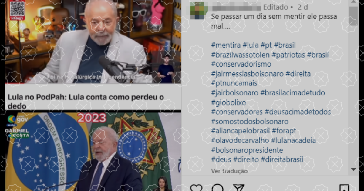 Posts tiram piada de contexto para sugerir que Lula mudou de versão ...
