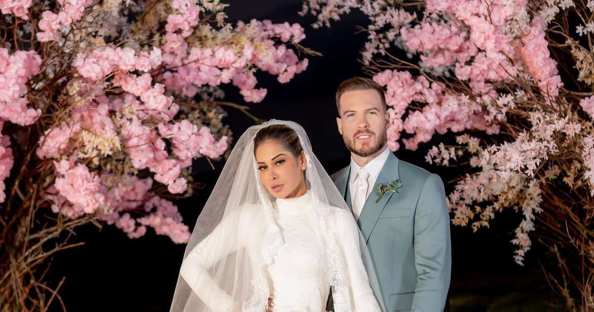 Maíra Cardi divulga primeiras fotos do casamento com Primo Rico