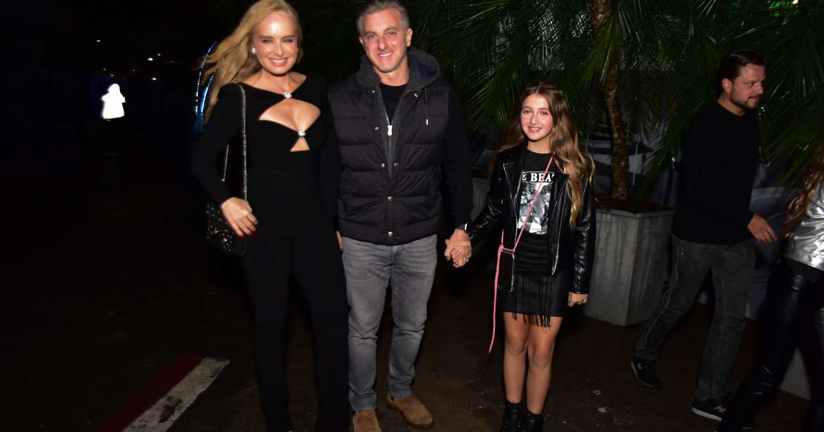 Luciano Huck e família curtem o primeiro dia do The Town