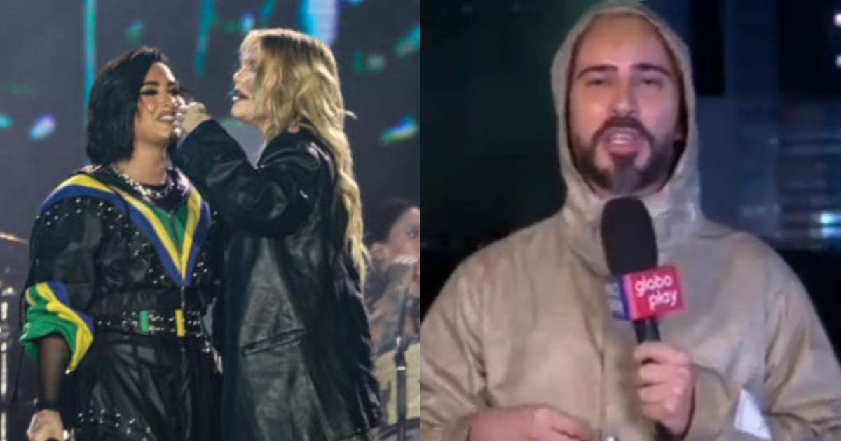 Repórter vira assunto ao chamar show de Luísa Sonza e Demi Lovato de 'batalha de gritos'