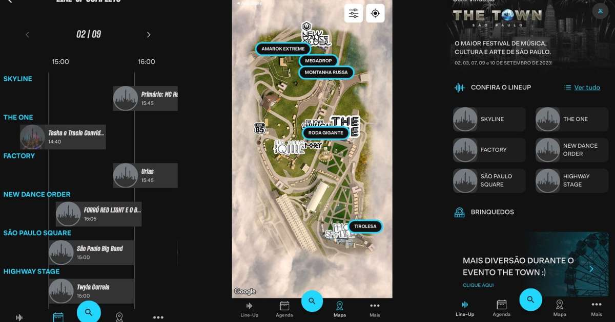 Como usar app do festival The Town; cerveja e mapa são recursos