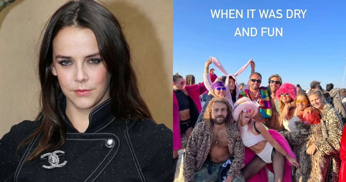 Filha da princesa Stephanie de Mônaco estava no festival Burning Man ...