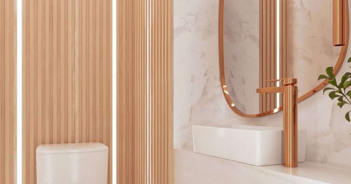 Painéis ripados: como usar no quarto, sala, escritório e banheiro