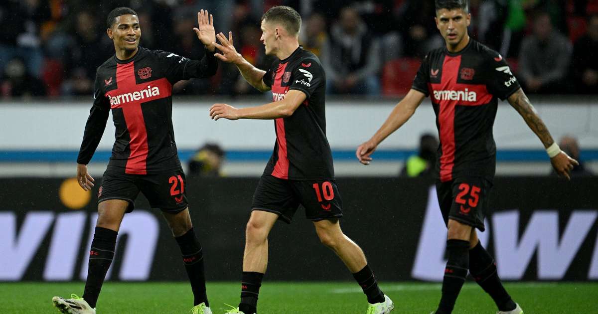 Bayer Leverkusen goleia Häcken na estreia da Uefa Europa League