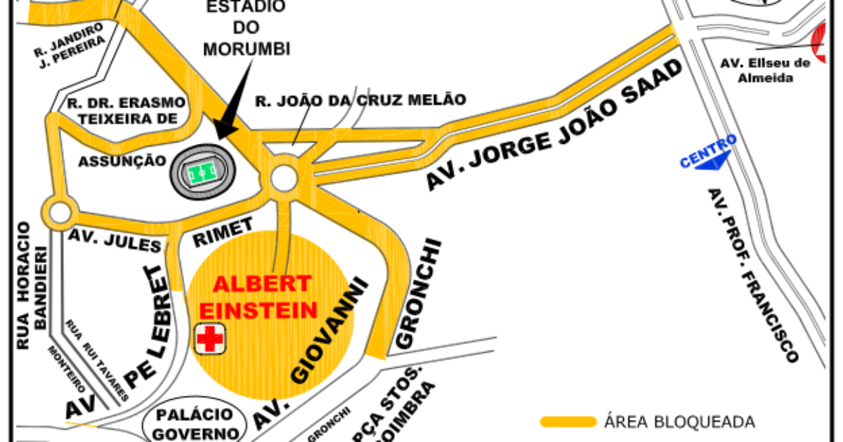 São Paulo divulga área do Morumbi que será bloqueada na final da Copa ...