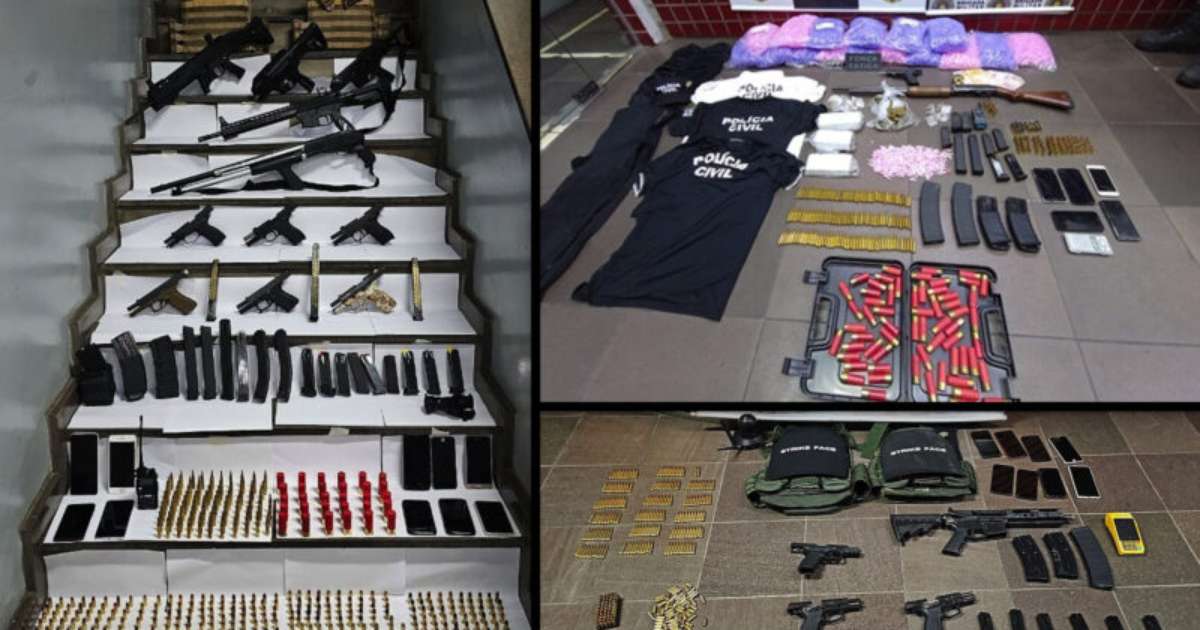Vídeo: Operação Policial descobre deposito de armas em Porto Alegre