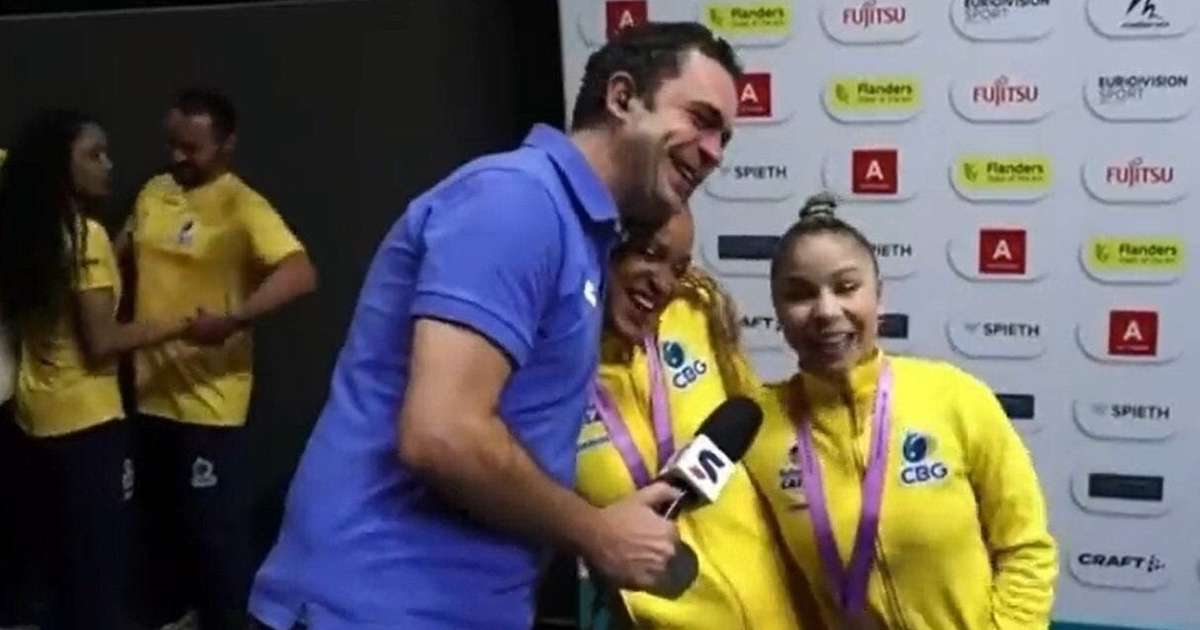 Repórter chora com medalhas de Rebeca Andrade e Flávia Saraiva no ...