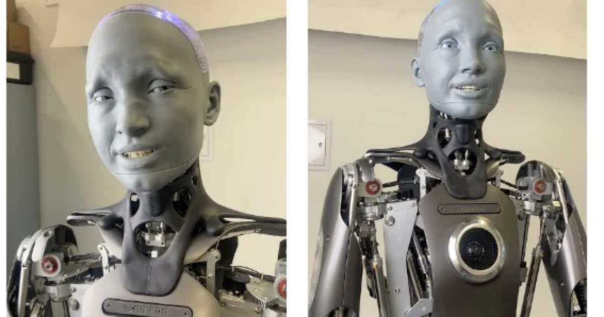 Robô humanoide com rosto bizarro diz que é capaz de sonhar