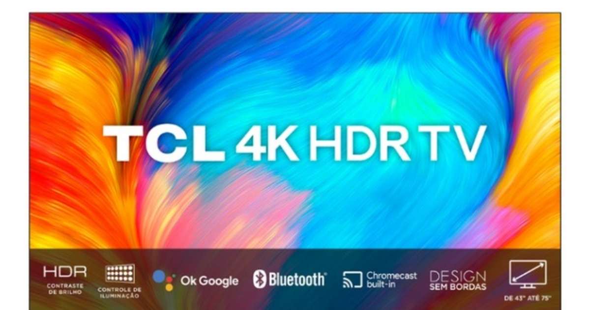 TCL lança novas opções de tamanho de tela para a smart TV P635 4K