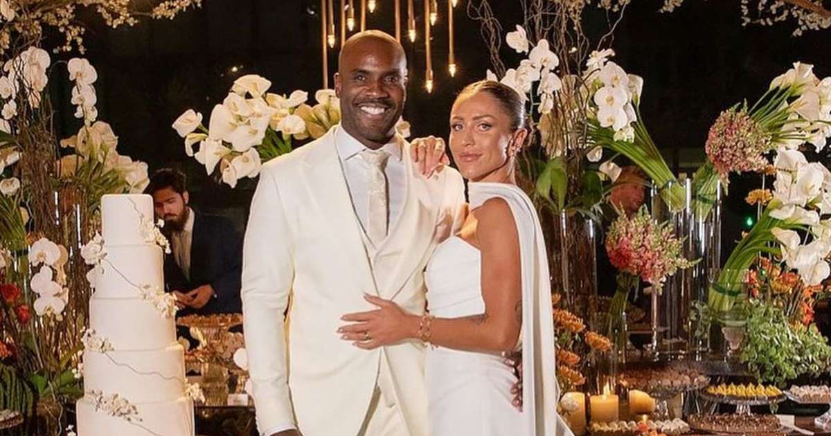 Rafael Zulu mostra fotos inéditas do seu casamento com Aline Becker