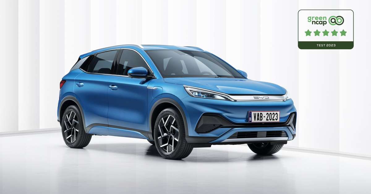 BYD Yuan Plus, que será nacional, tira 5 estrelas no Green NCAP