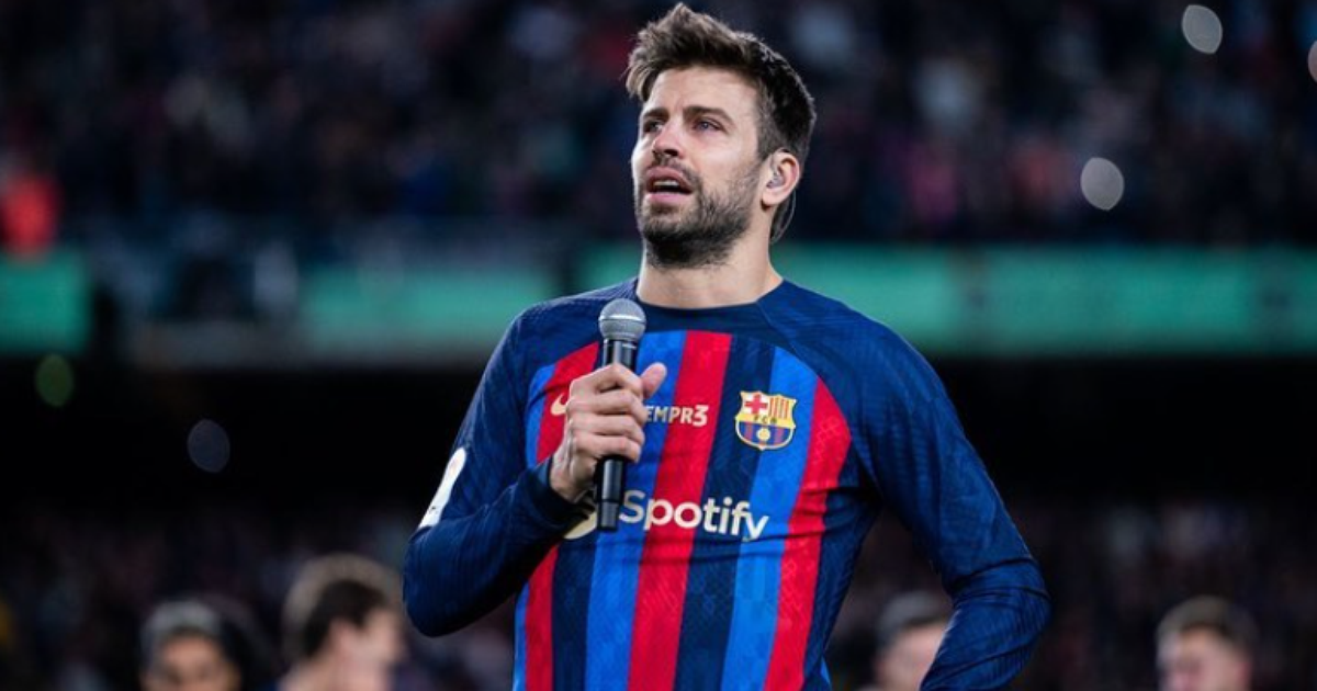 Piqué, ex-Barcelona, 'some' ao cair de altura de quase dois metros em ...