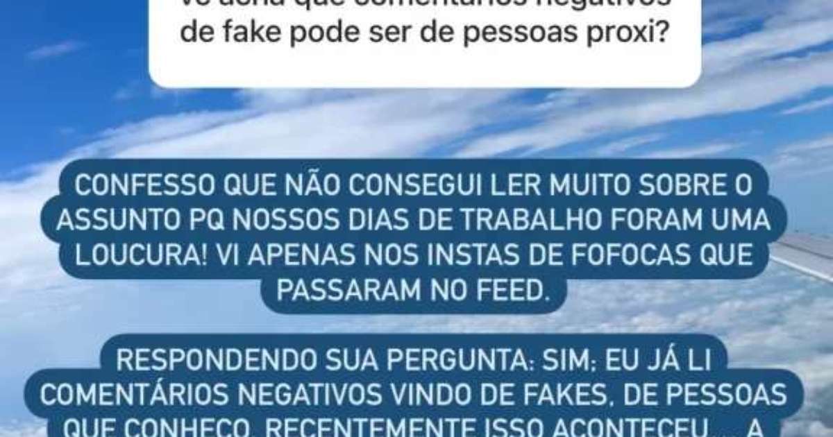 Ana Paula Siebert revela já ter passado pela mesma situação da nora de ...