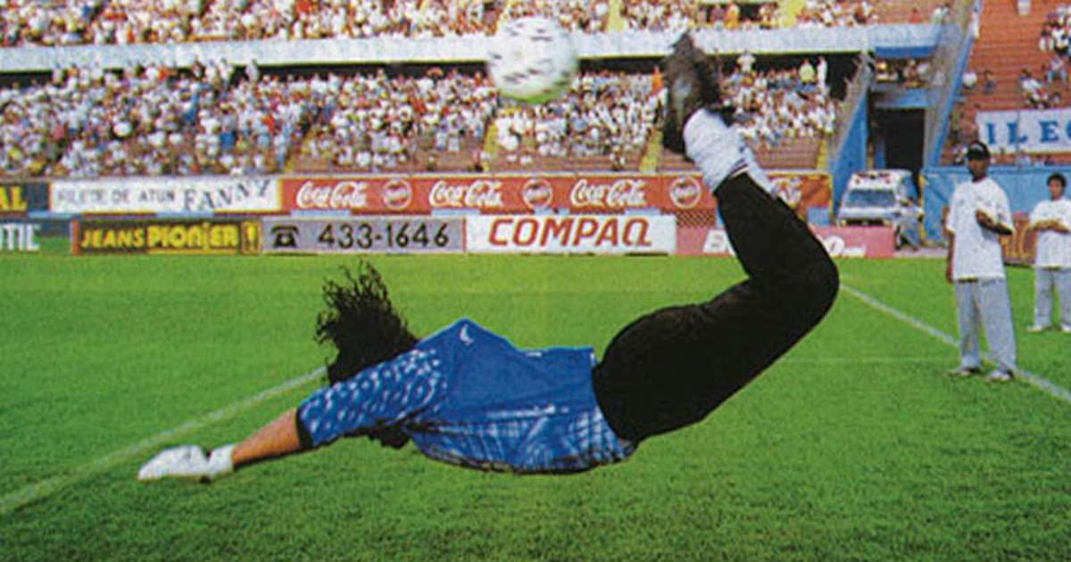 Higuita relembra a Defesa do Escorpião: 'Obra de Deus. Saiu perfeita'