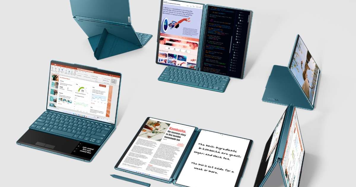 Lenovo Yoga Book 9i: primeiro notebook de tela dupla chega ao Brasil
