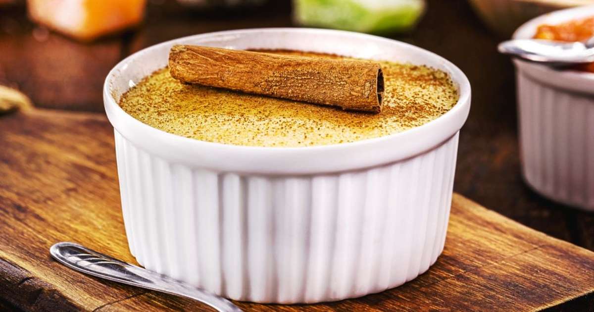 Curau cremoso com canela: experimente a receita tradicional