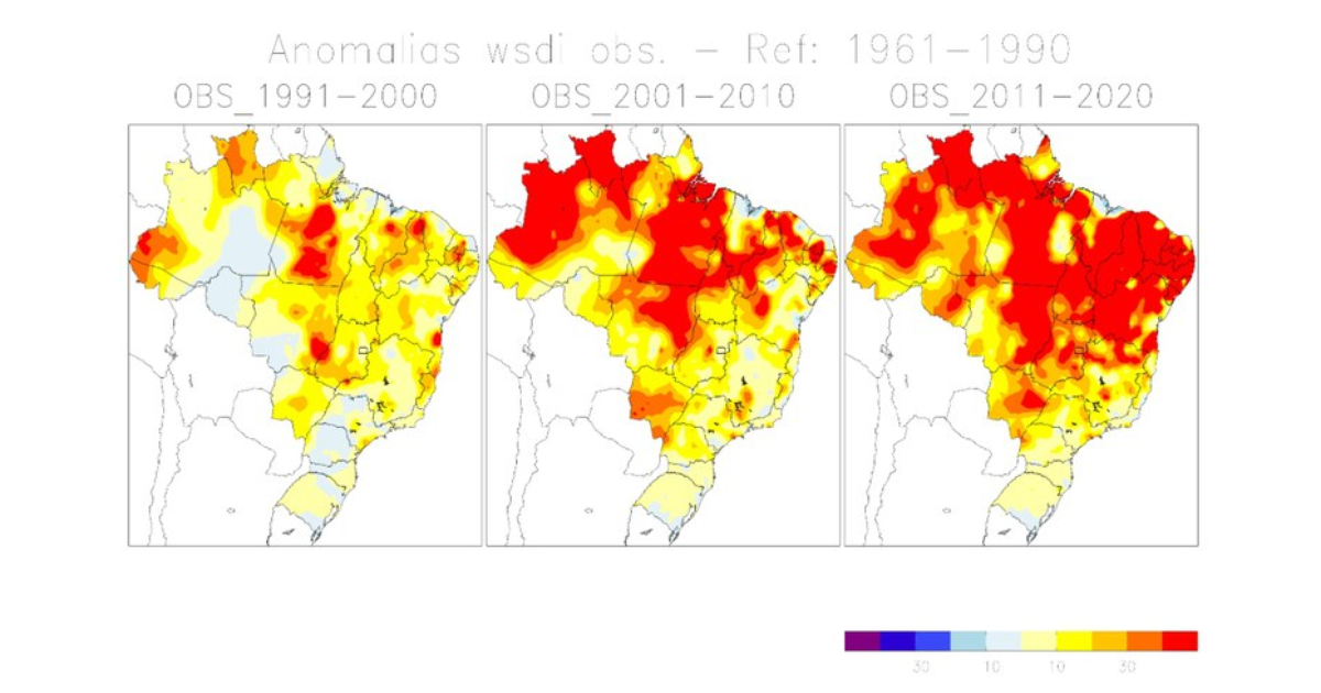 Ondas de calor no Brasil aumentaram de 7 para 52 em 30 anos, revela ...
