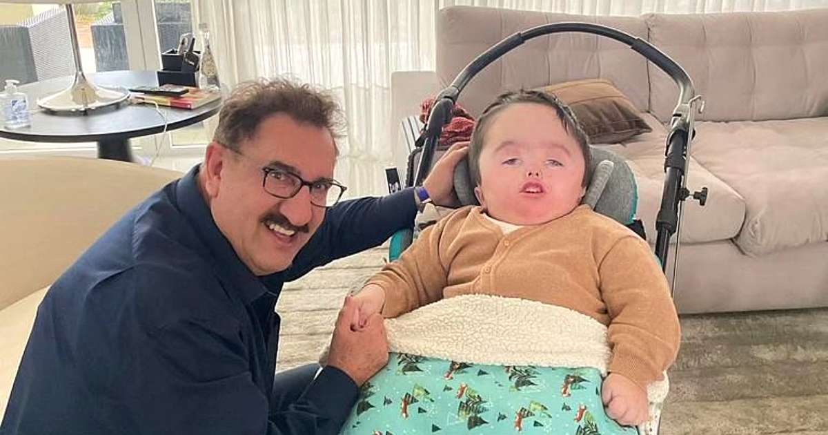 Apresentador Ratinho se declara para Noah, um de seus 7 netos: "Nosso ...