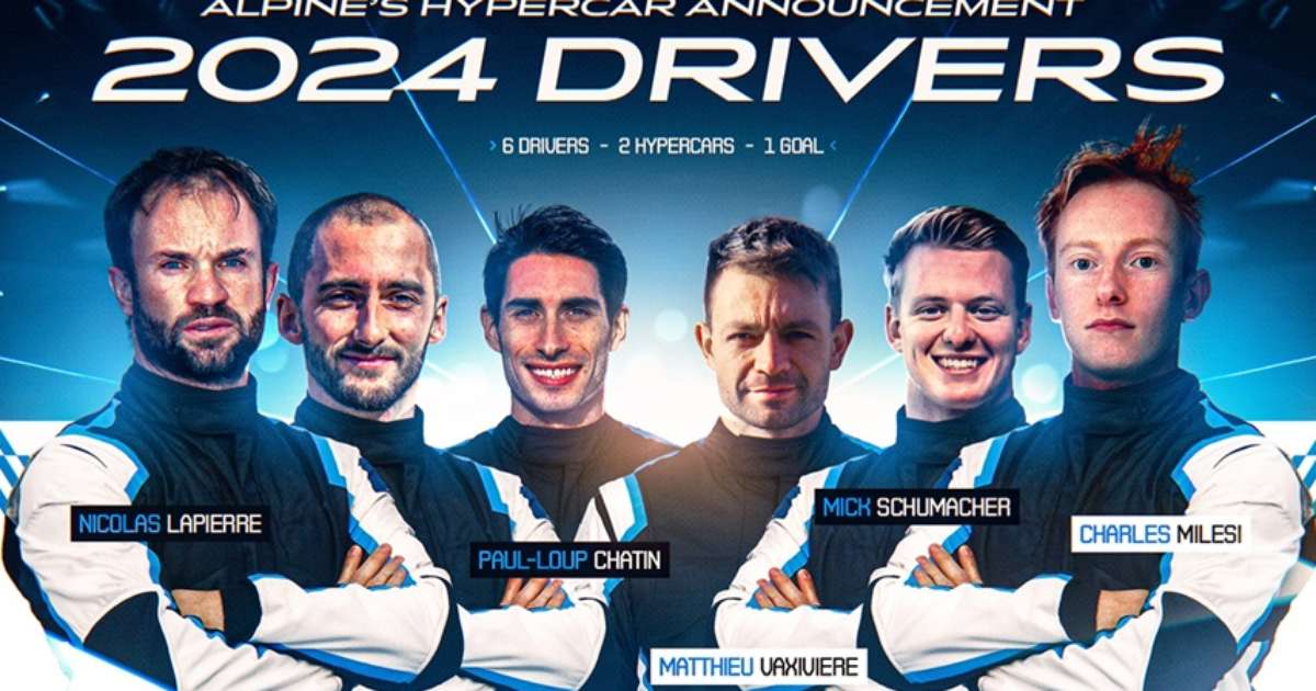 WEC: Mick Schumacher será piloto da Alpine para 2024