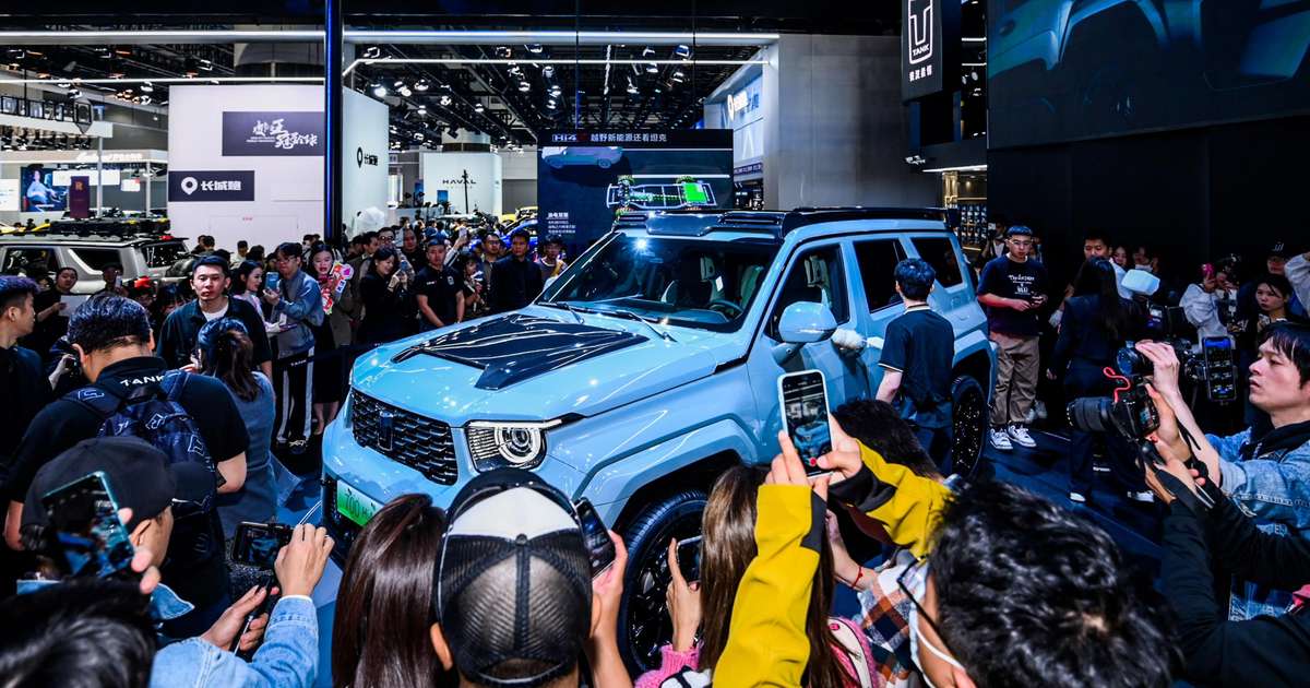 Novo GWM Tank 700, que deve ser feito no Brasil, é mostrado na China