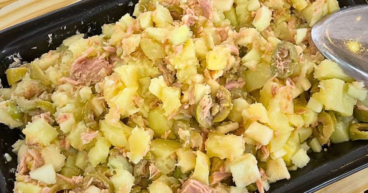 Salada de batata com atum: receita prática, fácil e saborosa