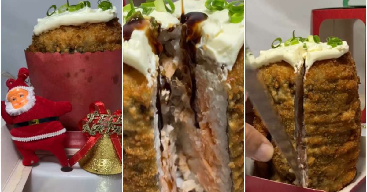 Delivery do RJ cria o 'sushittone', um panetone de sushi, e viraliza ...