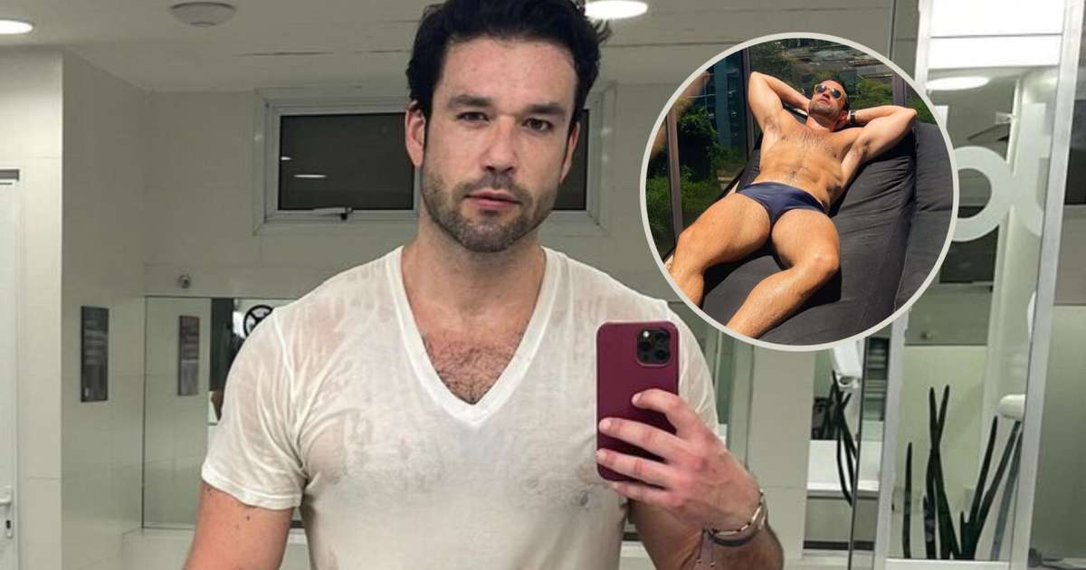 Novo Zé Neto? Volume na sunga de Sérgio Marone agita a web: 'Olha esse pepinão'. Amplie!