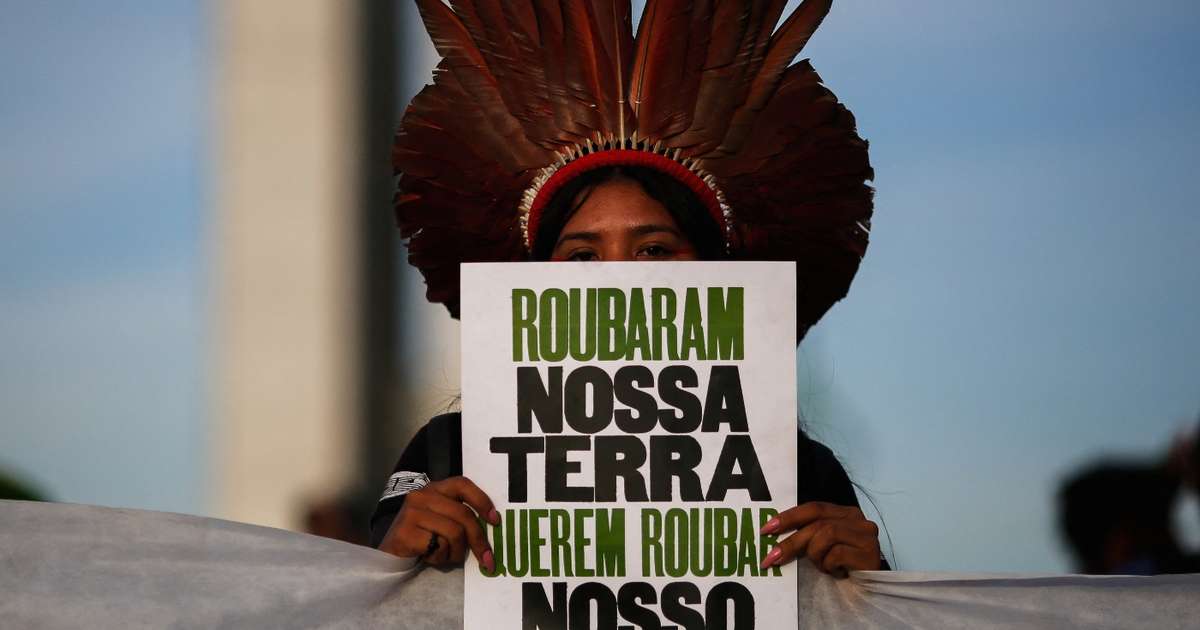Indígenas abrem ação contra regras do marco temporal promulgadas pelo ...