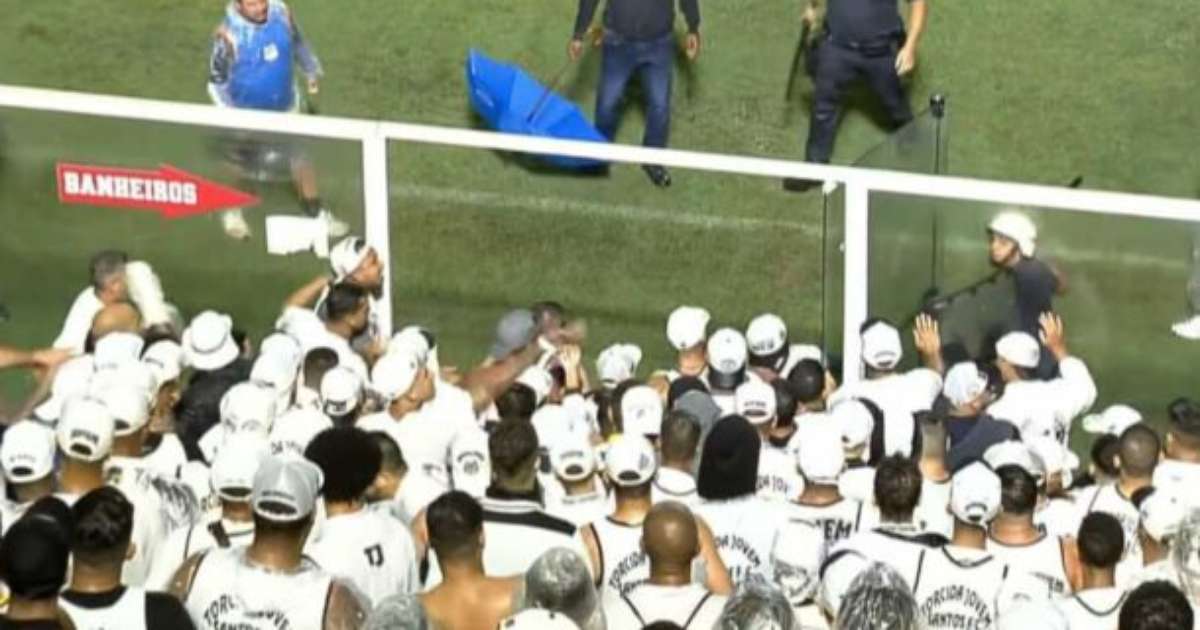 Na vitória do Santos sobre o Remo, brilho de Enzo e briga de torcida