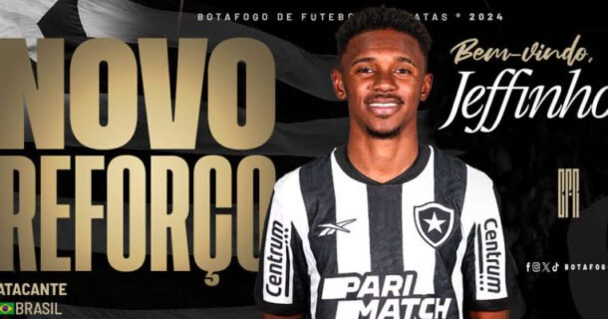 Botafogo anuncia anuncia retorno de Jeffinho, por empréstimo