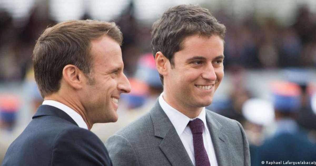 Macron indica premiê mais jovem da história da França