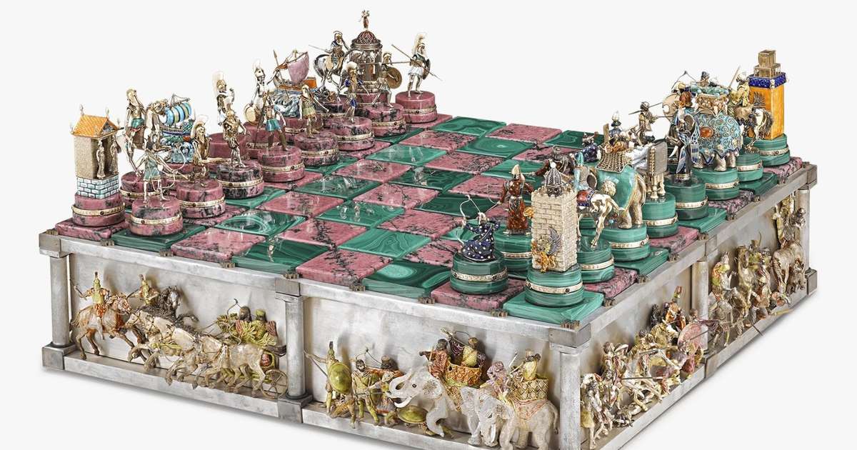 Xadrez de R$ 9,6 milhões: conheça o tabuleiro feito com ouro inspirado ...