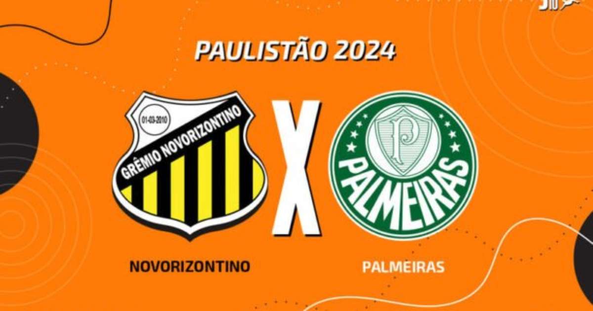 Novorizontino x Palmeiras, AO VIVO, com a Voz do Esporte, às 14h30