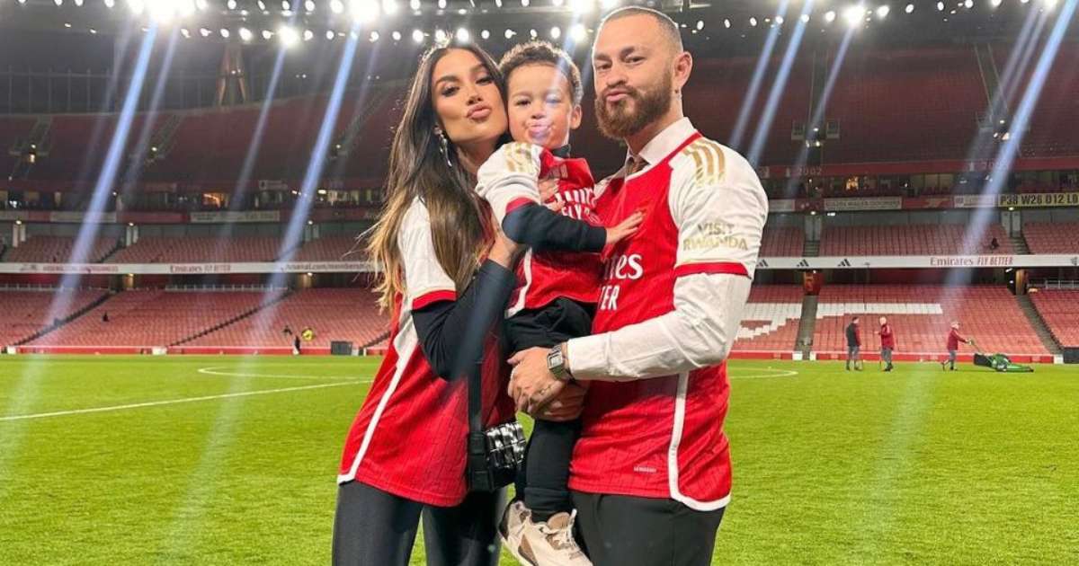 Bianca Andrade e Fred vão a estádio com filho e web especula volta do casal