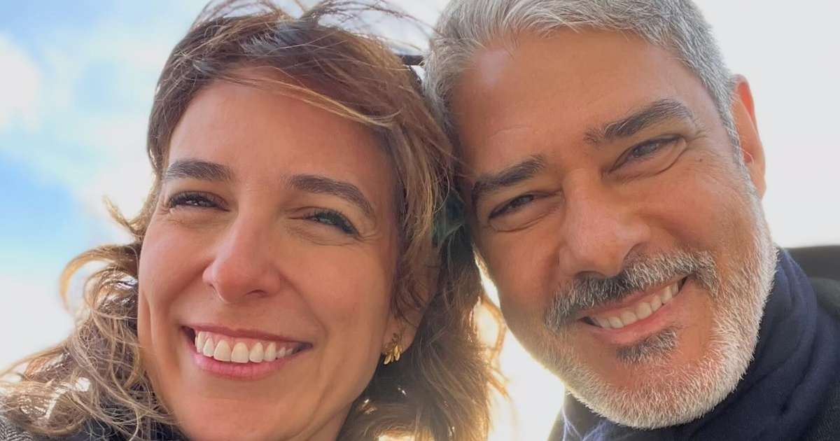 William Bonner recebe declaração romântica da esposa; confira