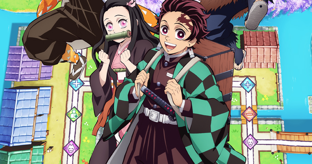Trailer do novo Demon Slayer apresenta tabuleiros do game