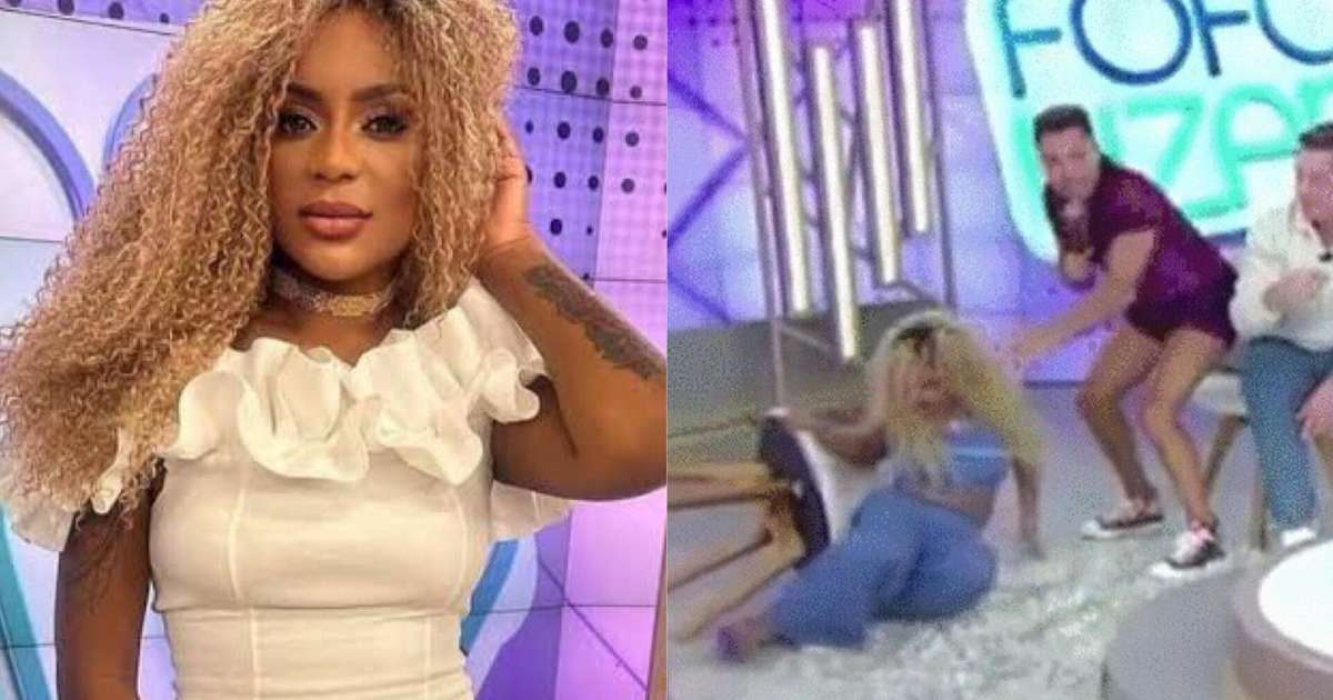 Ao vivo, Cariúcha leva tombo no 'Fofocalizando' e viraliza nas redes ...