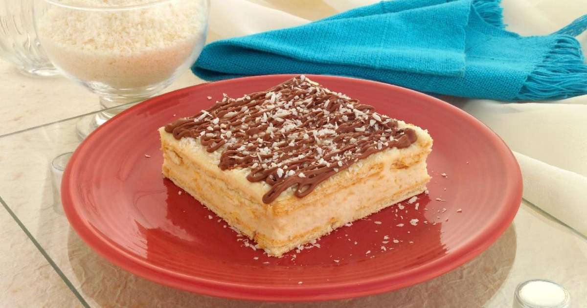 Pavê de maria-mole feito com só 5 ingredientes